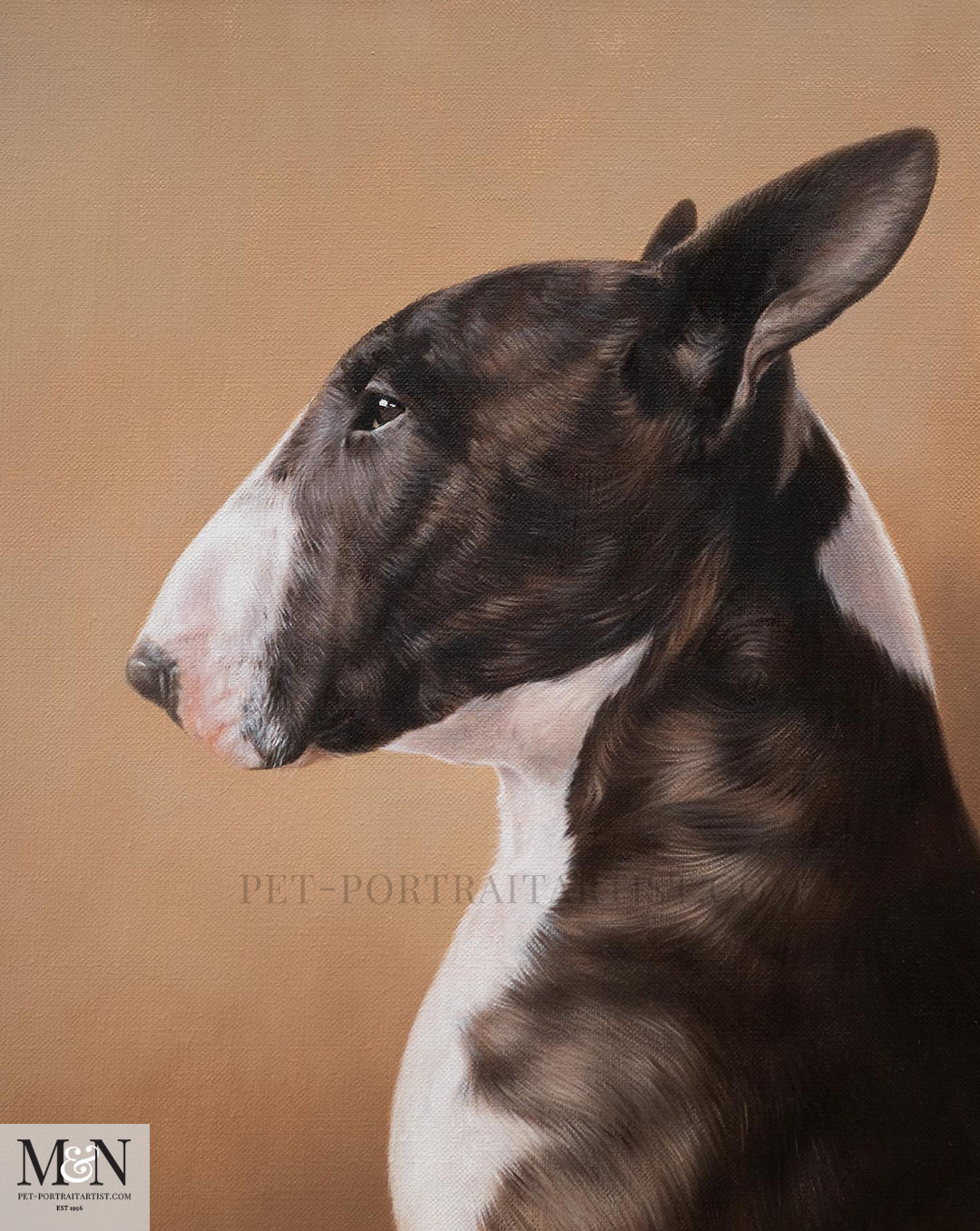 oil-painting-of-patton - Melanie & Nicholas